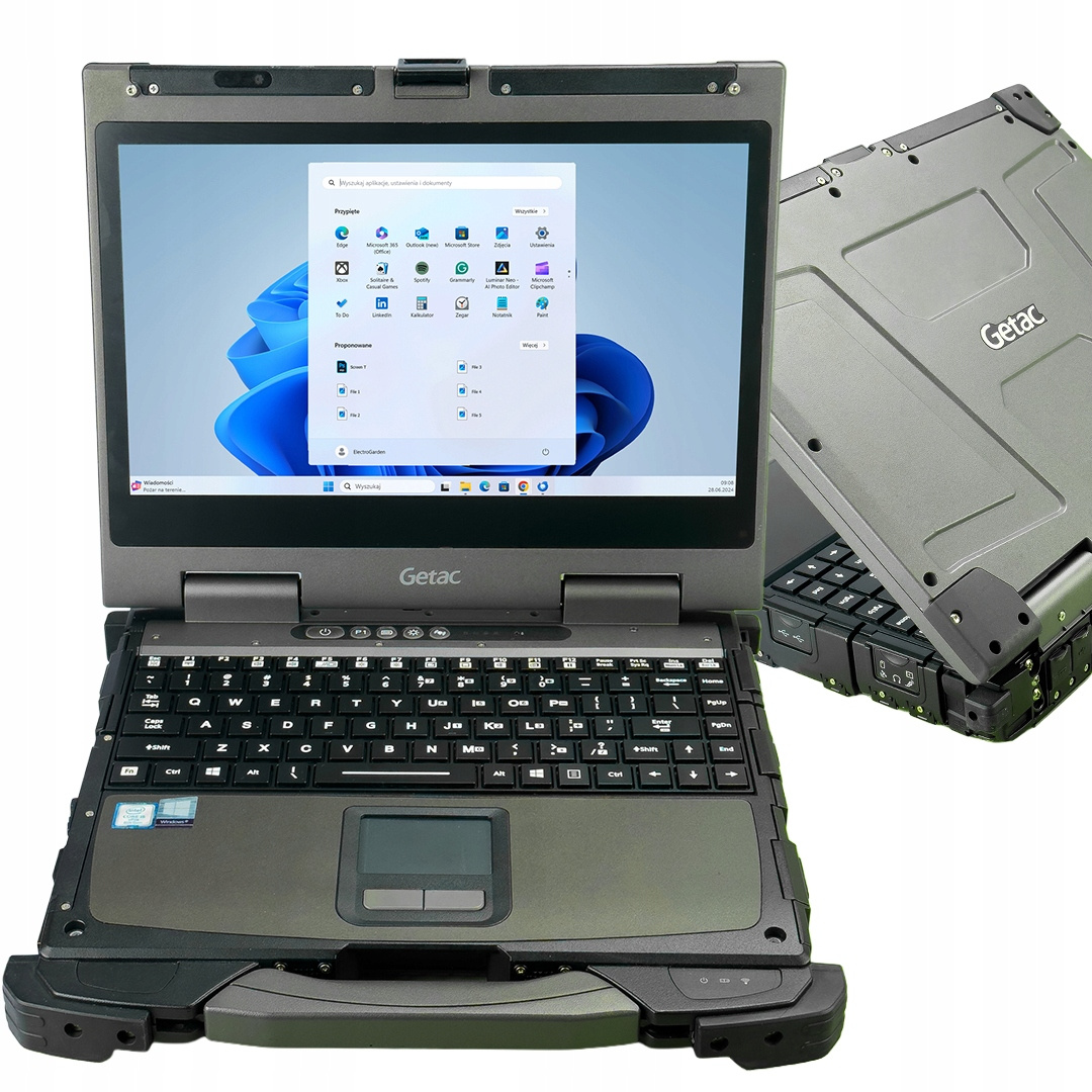 PANCERNY GETAC B300 G7 i5-8350U 64GB DDR4 256GB SSD FHD TOUCH WIN11 64 ...